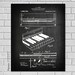 Piano Keyboard Chart Patent, Piano Teacher Gift, Pianist Gift, Piano ...
