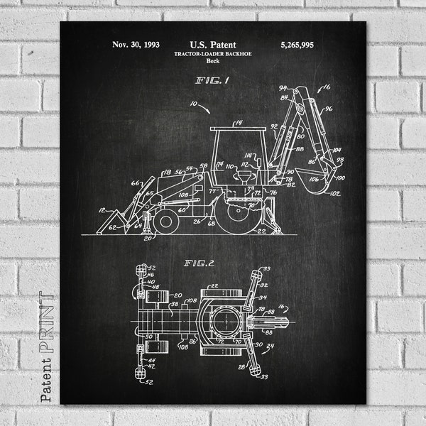 Backhoe Loader - Etsy
