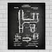 Bathroom Wall Decor - Plumber Decor - Plumbing Art - Bathroom Patent ...