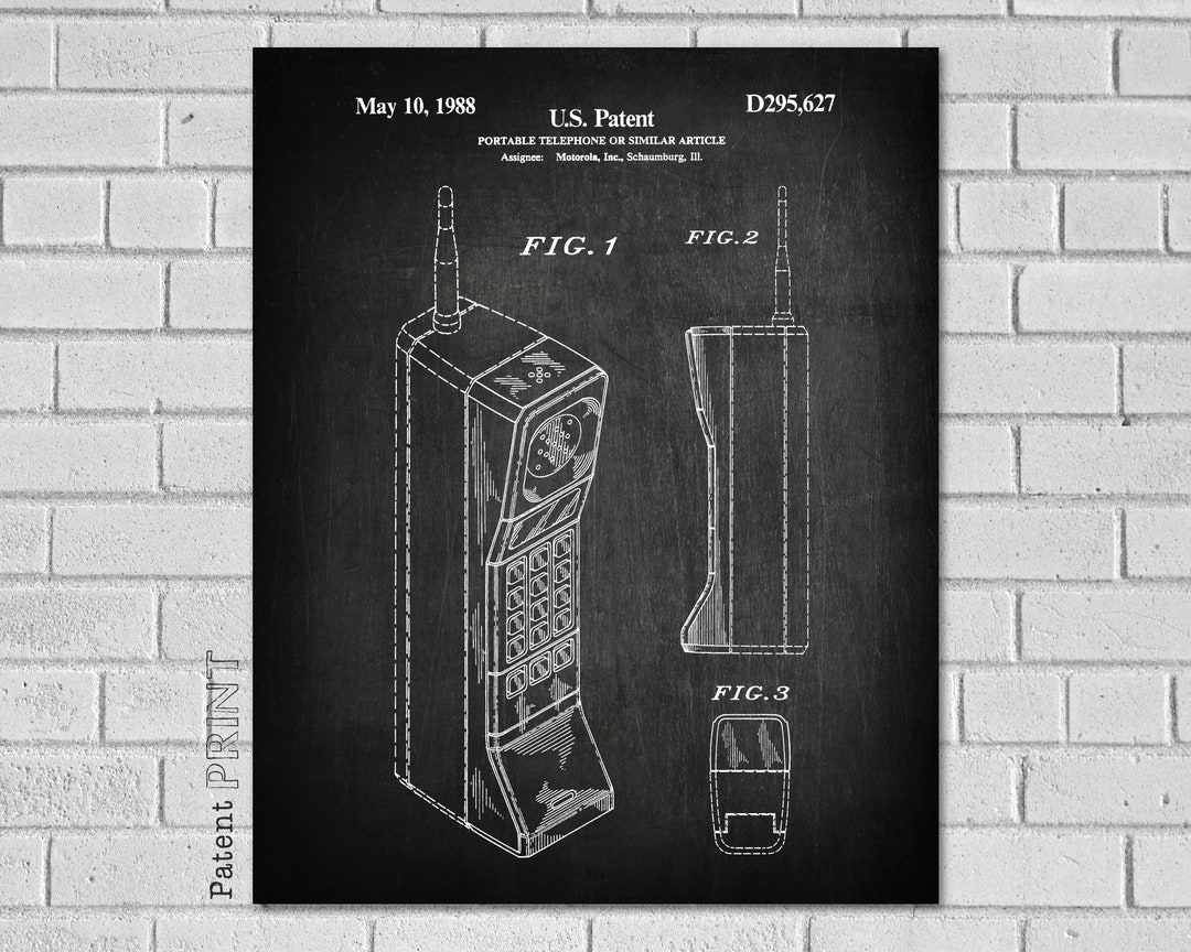 First Cell Phone, 1988 Brick Phone, Mobile Device, 1988 Telephone ...