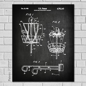 Frisbee Golf, Disc Golf Gift, Frisbee Golf Gift, Disc Golf Poster ...