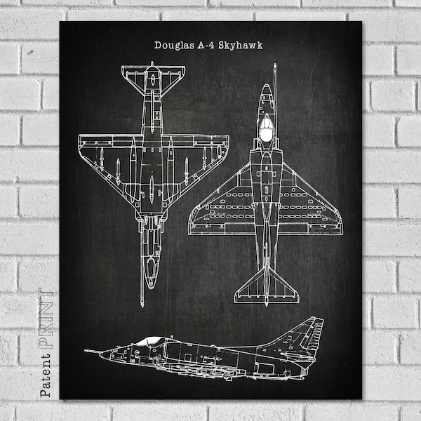 Skyhawk Wall Art - Etsy