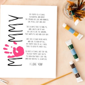 Mother's Day Handprint Art Craft | Mothers Day Crafts for Kids ...