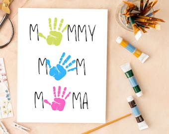 Mother's Day Handprint Art Craft | Mothers Day Crafts for Kids ...
