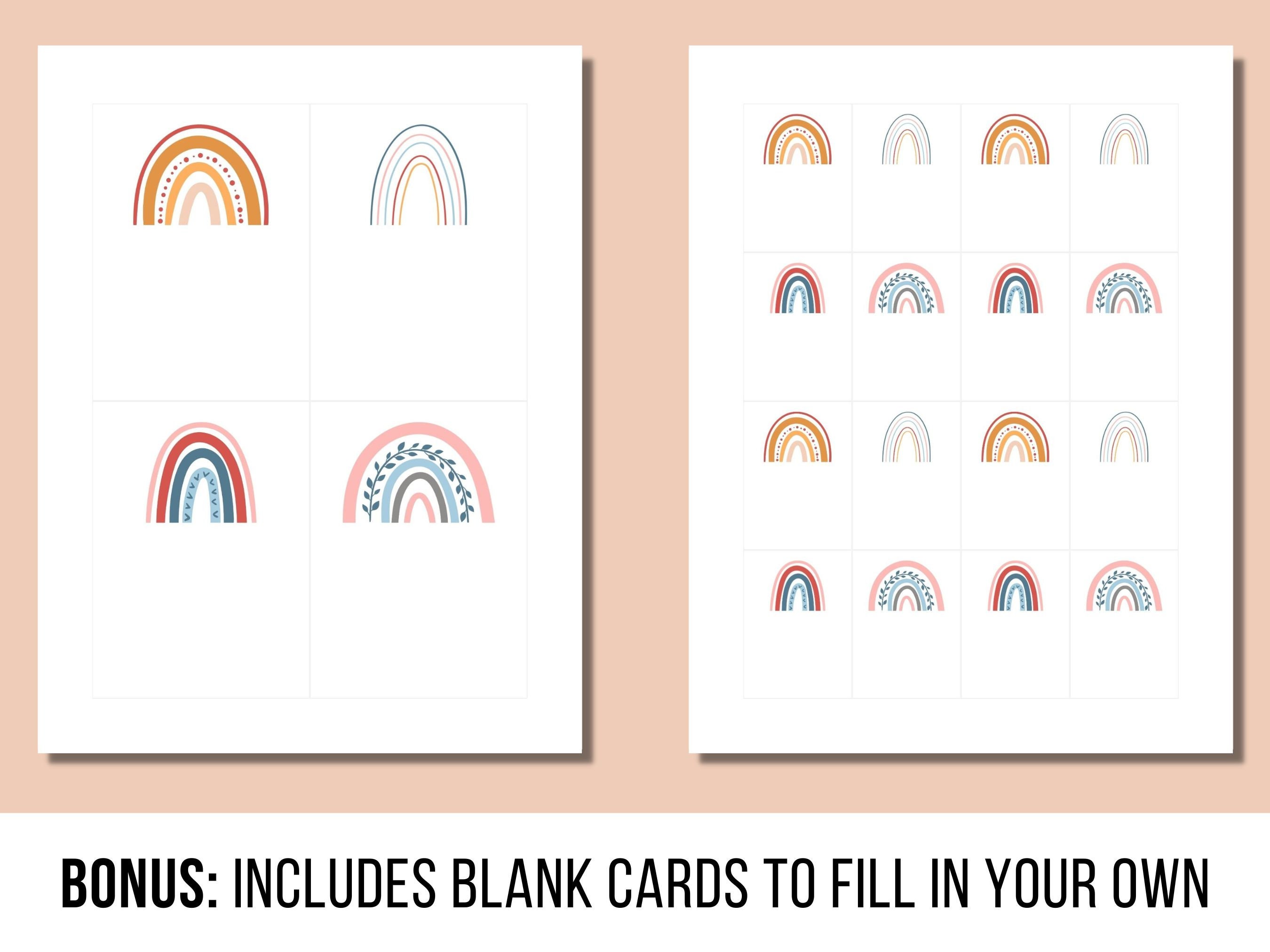 84 Printable Kids Affirmation Cards Growth Mindset | Boho Rainbow ...