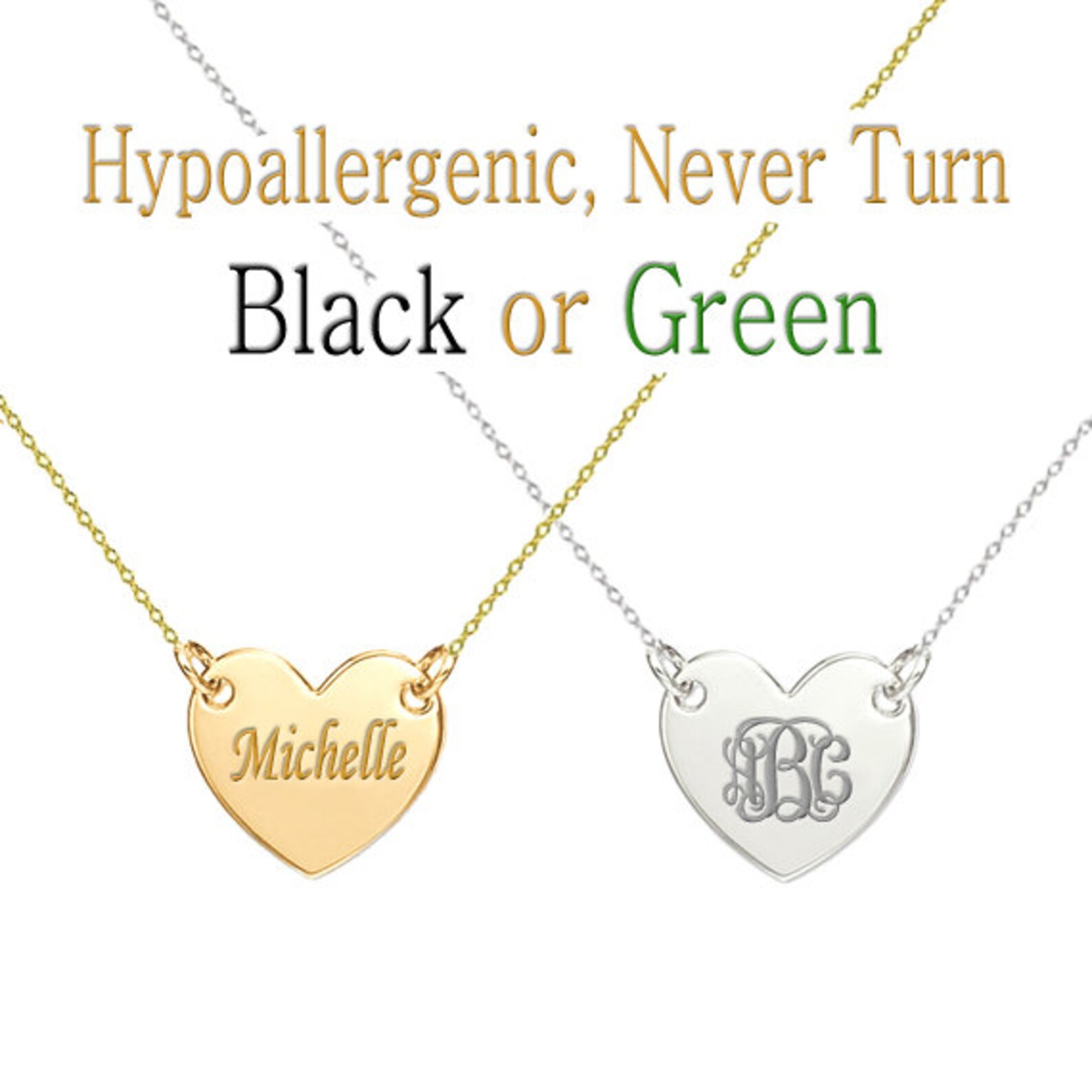 Custom Name Custom Monogram Necklace Monogram Necklace - Etsy