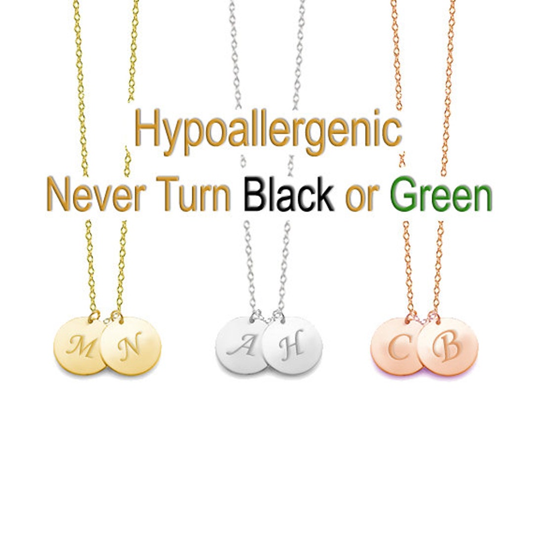 Initial Necklace, Initial Charm, Monogram Necklace, Custom Name ...