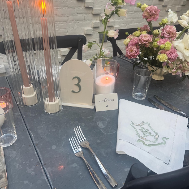 Acrylic Arch Table Number - Etsy