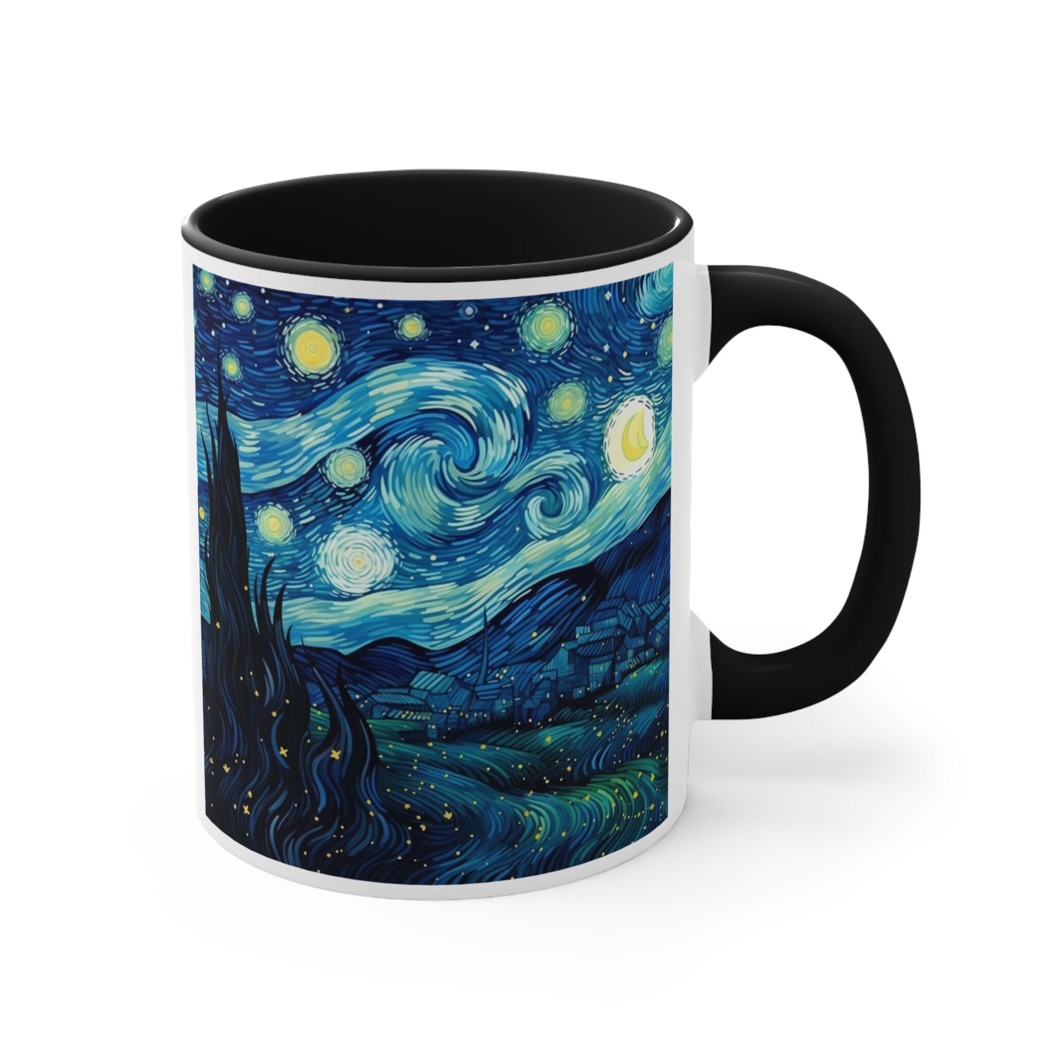 Starry, Starry Night Two Tone Ceramic Coffee Mug, Available in 11 and ...