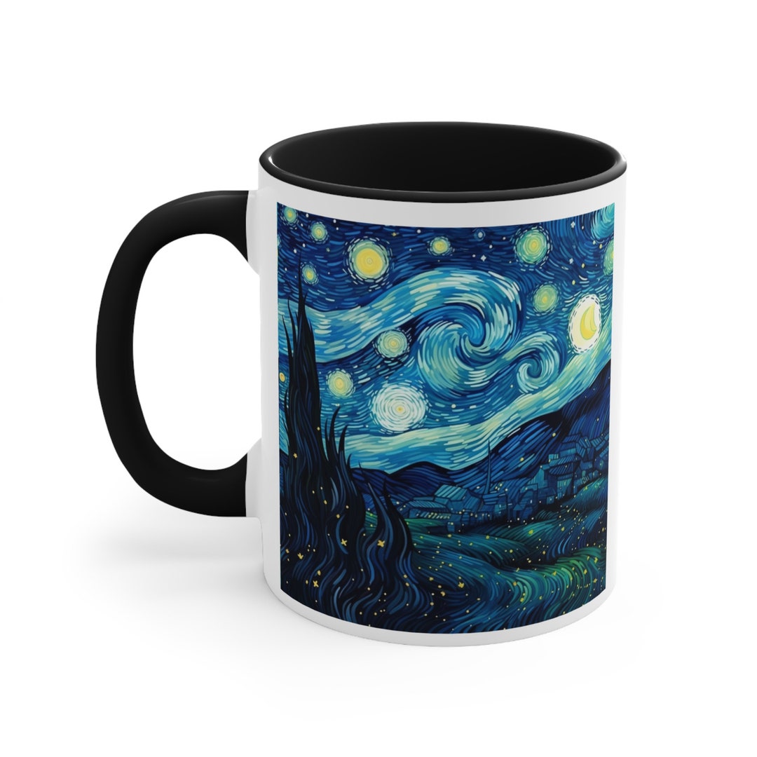 Starry, Starry Night Two Tone Ceramic Coffee Mug, Available in 11 and ...