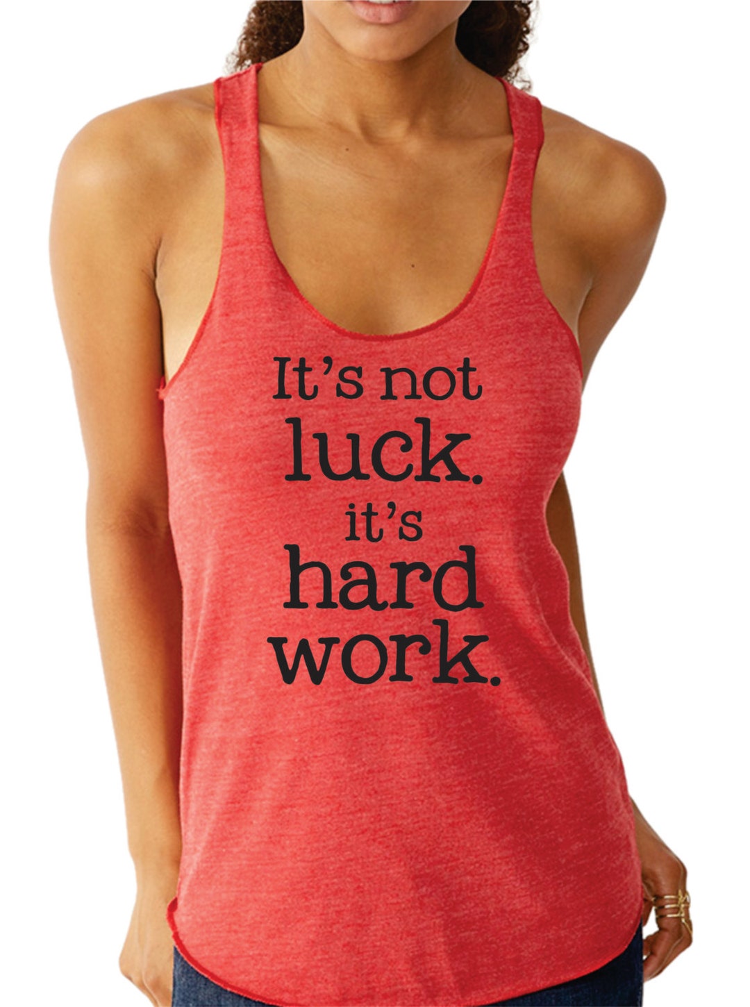 It's Not Luck Alternative Eco Heather Tank - Etsy