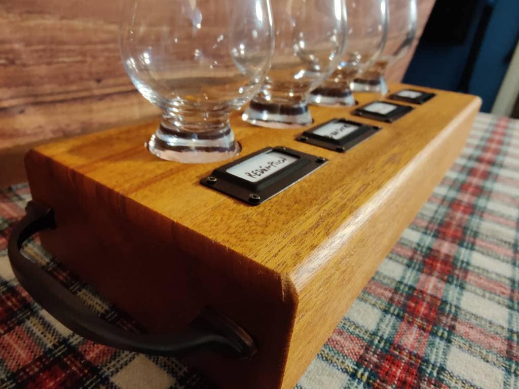 Whiskey Tasting Flight Set With Labels Made From Beautiful - Etsy