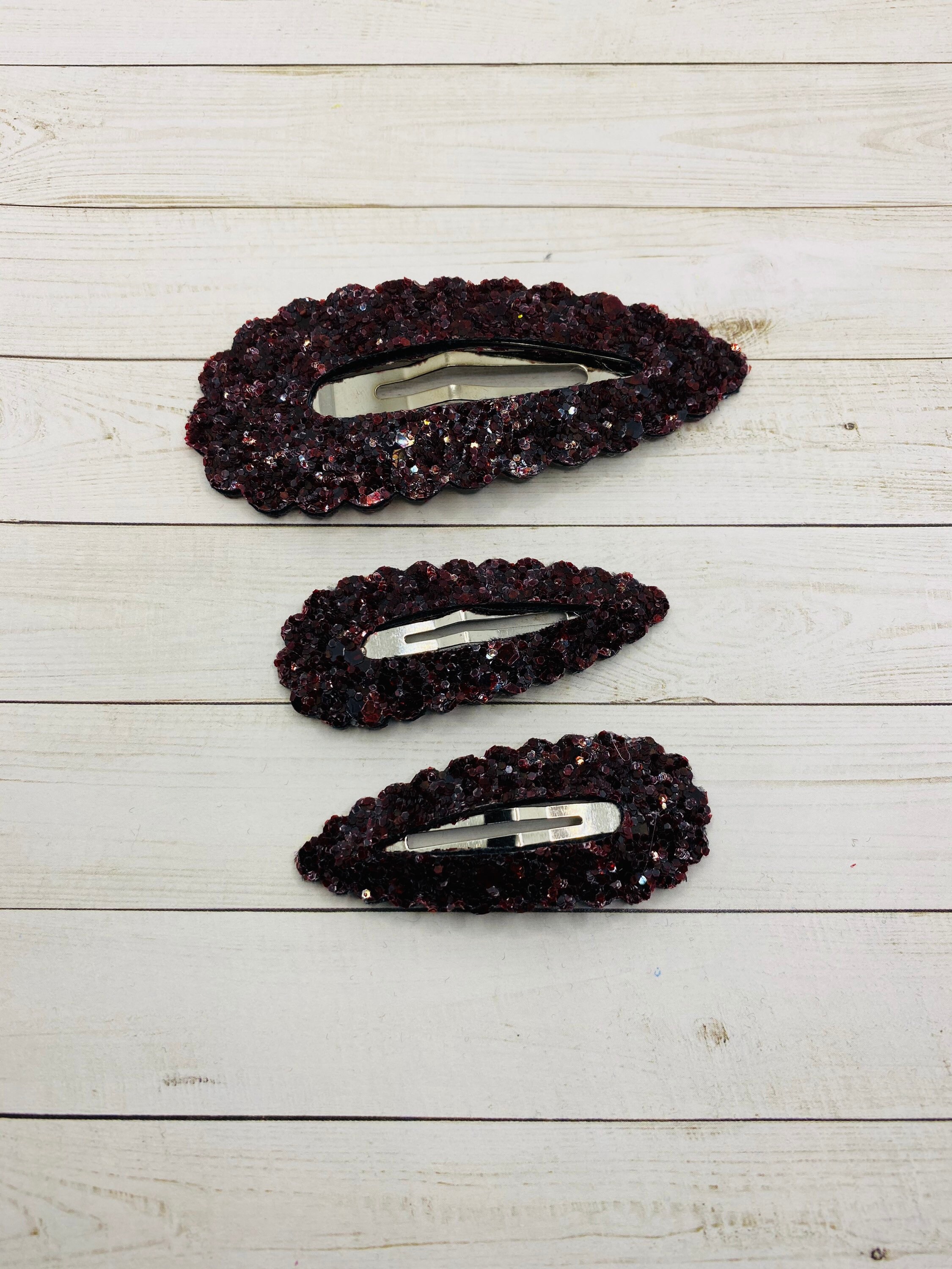 Large Fall Snap Clips Snap Clips for Women Oversized Glitter | Etsy