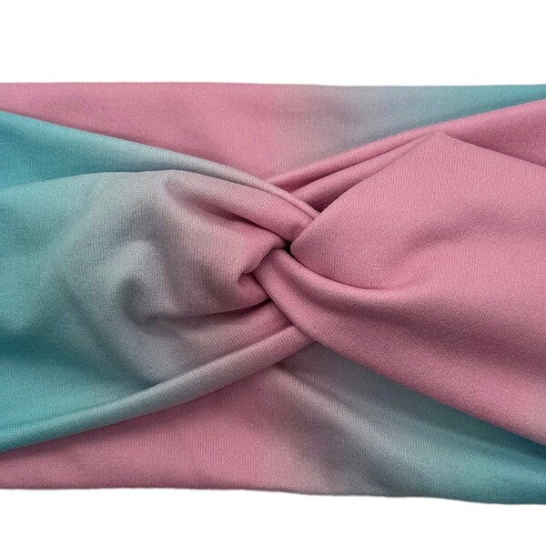 Pink Blue Headband - Etsy