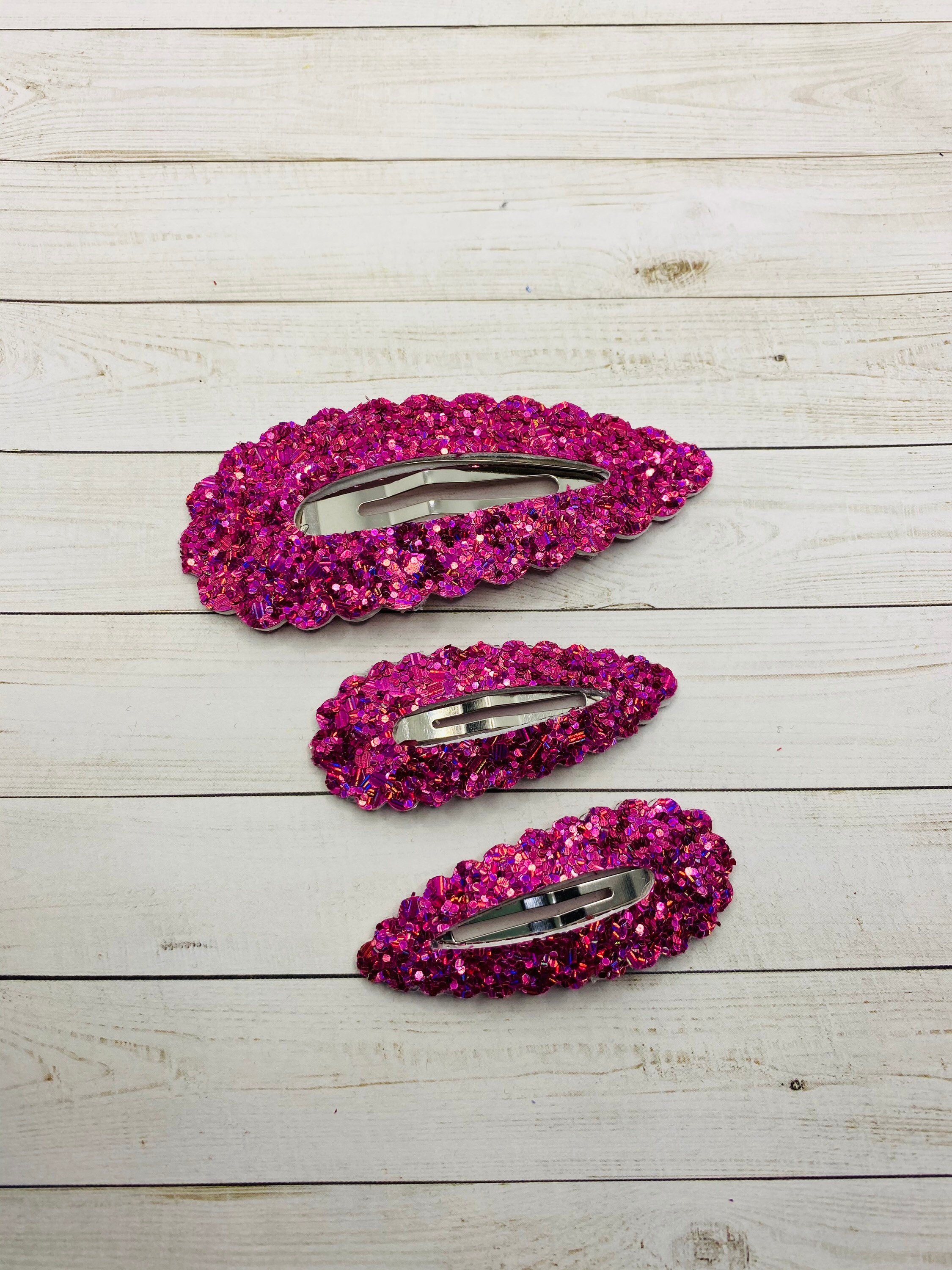 Large Fall Snap Clips Snap Clips for Women Oversized Glitter | Etsy