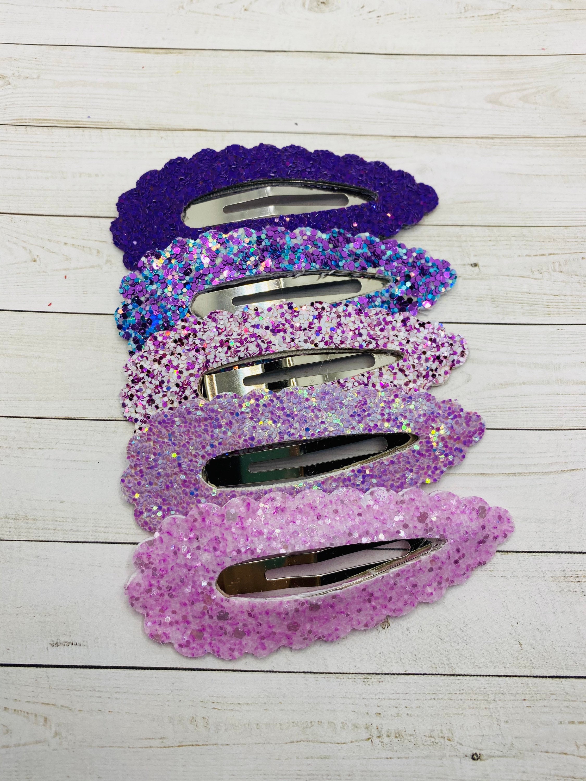 Jumbo Snap Clips Snap Clips for Women Oversized Glitter | Etsy