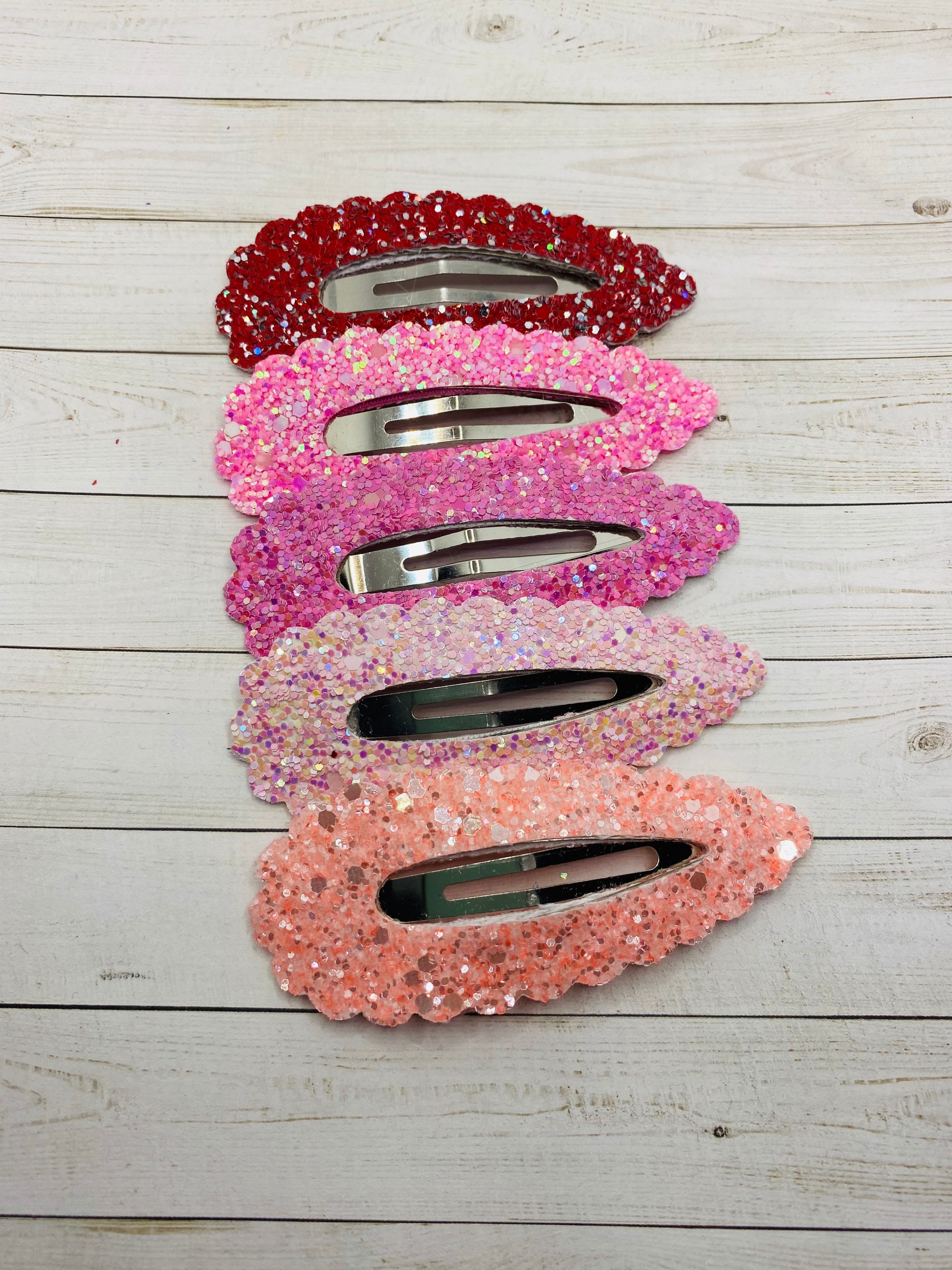 Jumbo Snap Clips Snap Clips for Women Oversized Glitter | Etsy