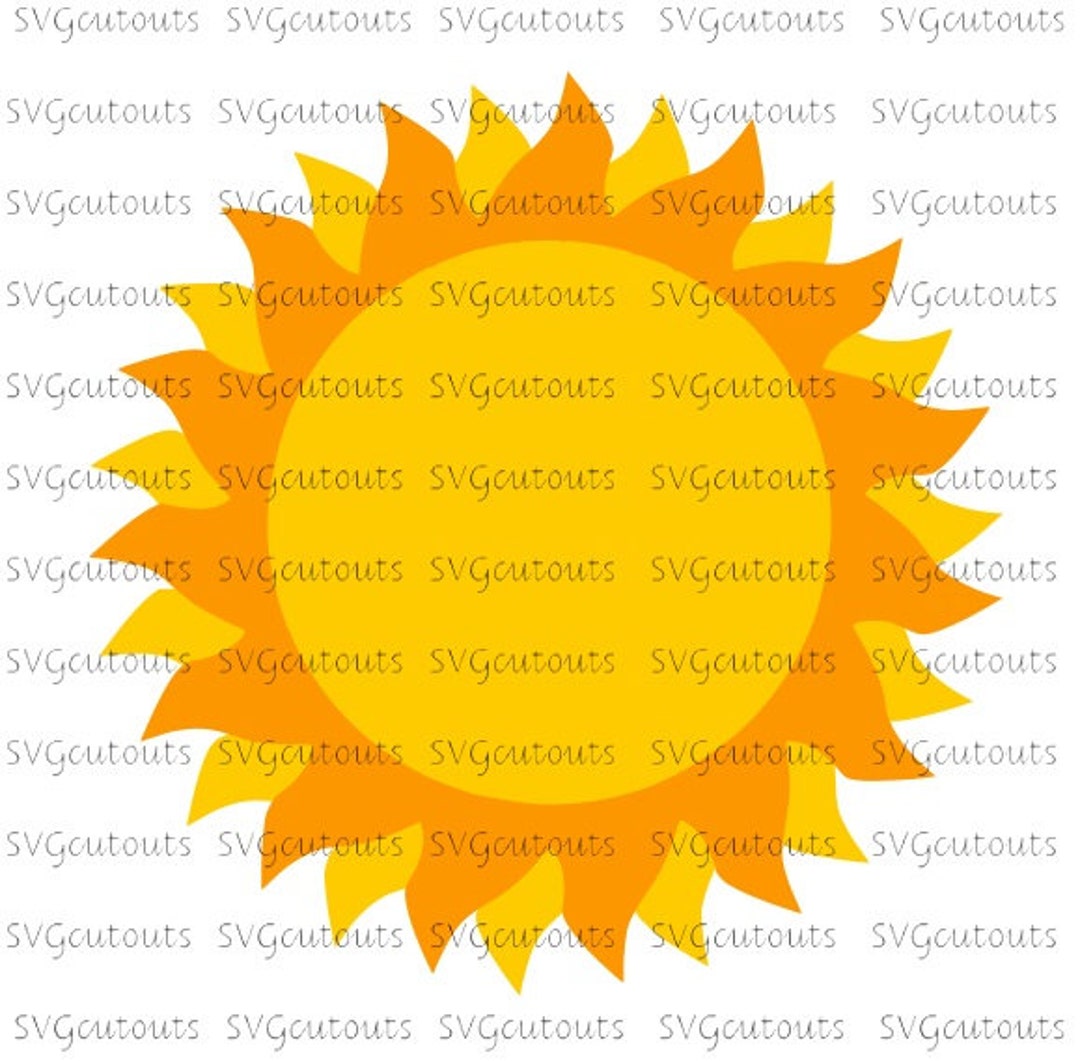 Sun Design, SVG, Eps, Dxf Formats, Files for Your Cutting Machines ...