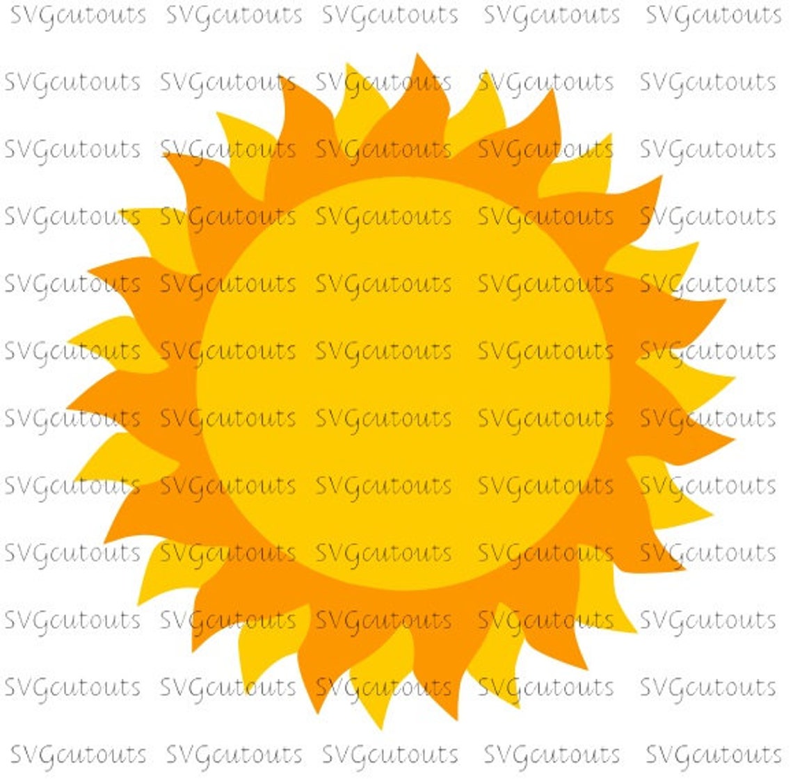 Sun Design SVG Eps Dxf Formats Files for Your Cutting - Etsy