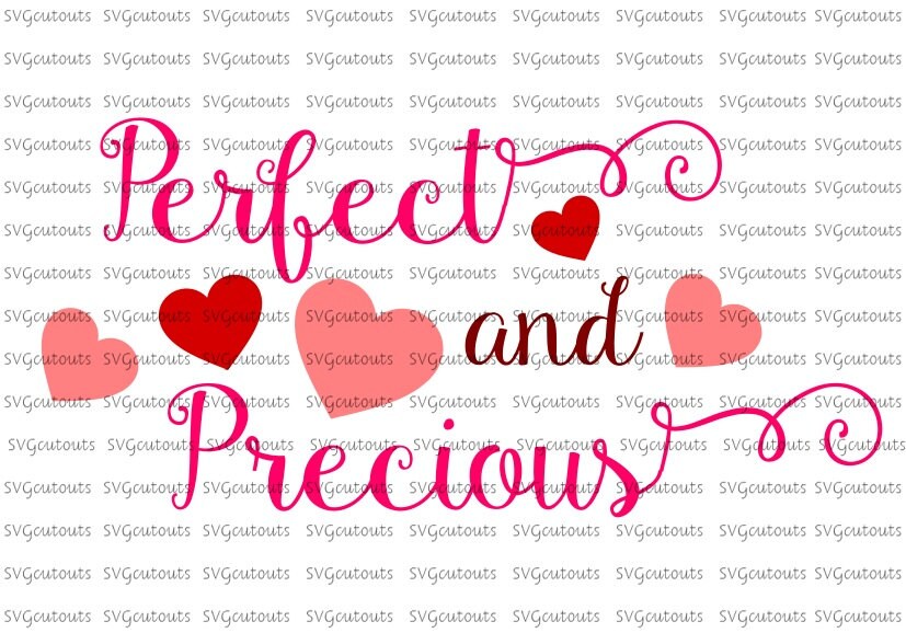 Perfect and Precious Baby Design SVG Eps Dxf Formats - Etsy