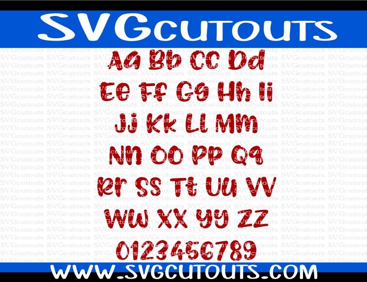 Deluxe Font 26 Monogram Font Design Including Numbers SVG - Etsy