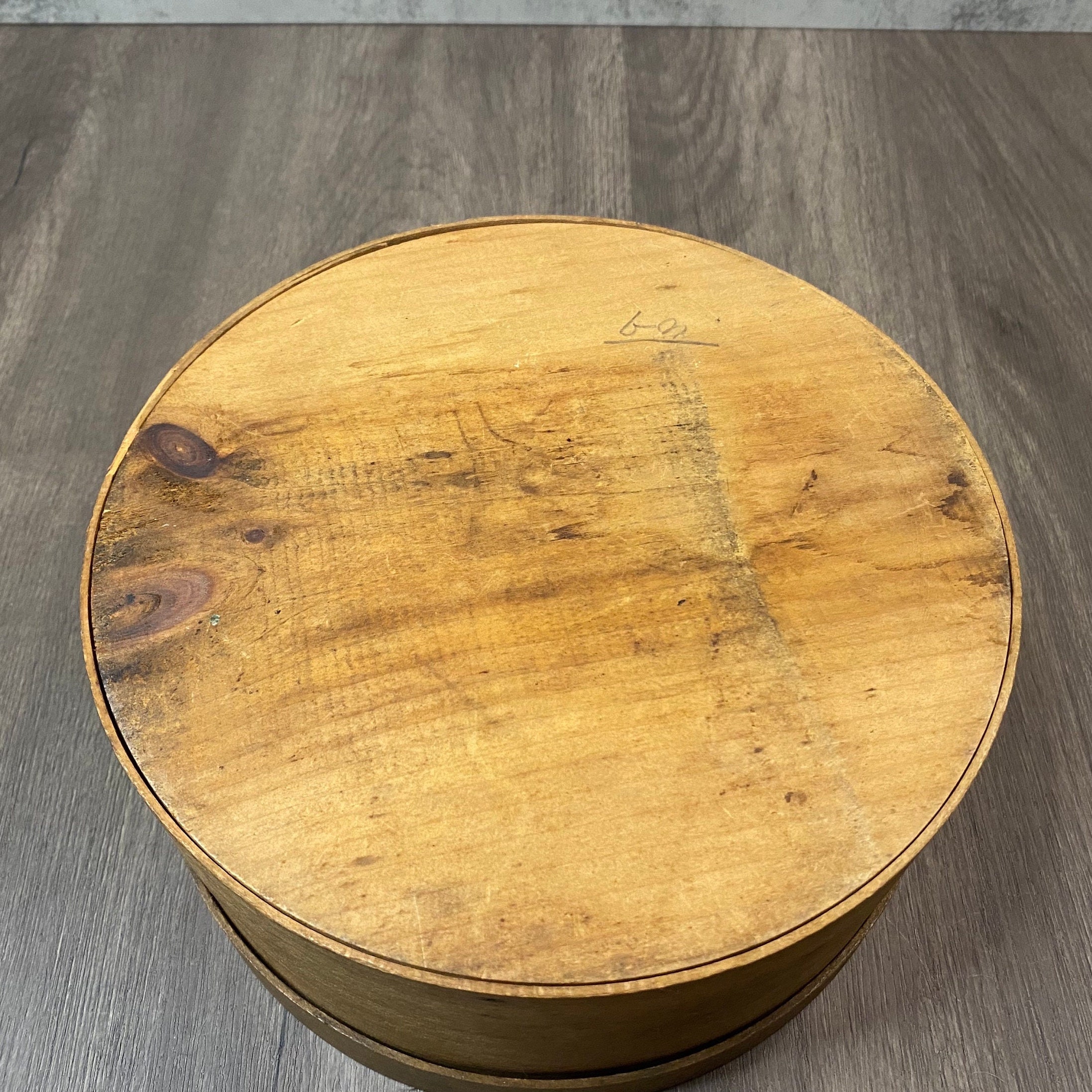 Antique Painted Wooden Shaker Box, Shaker Box, Vintage Farmhouse ...
