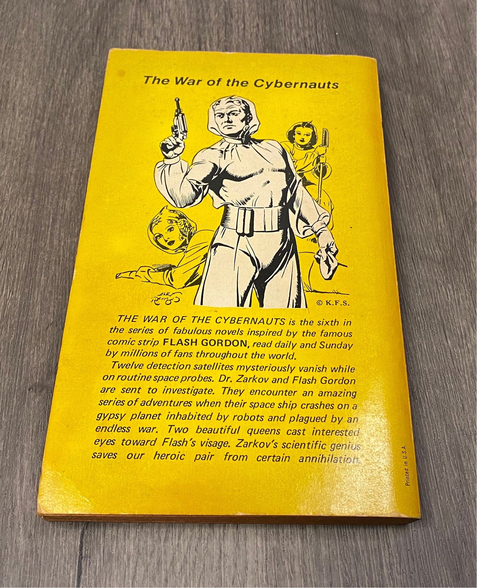 Flash Gordon 6 the War of the Cybernauts by Alex Raymond 1975, Avon Books, Vintage Book, Antique ...