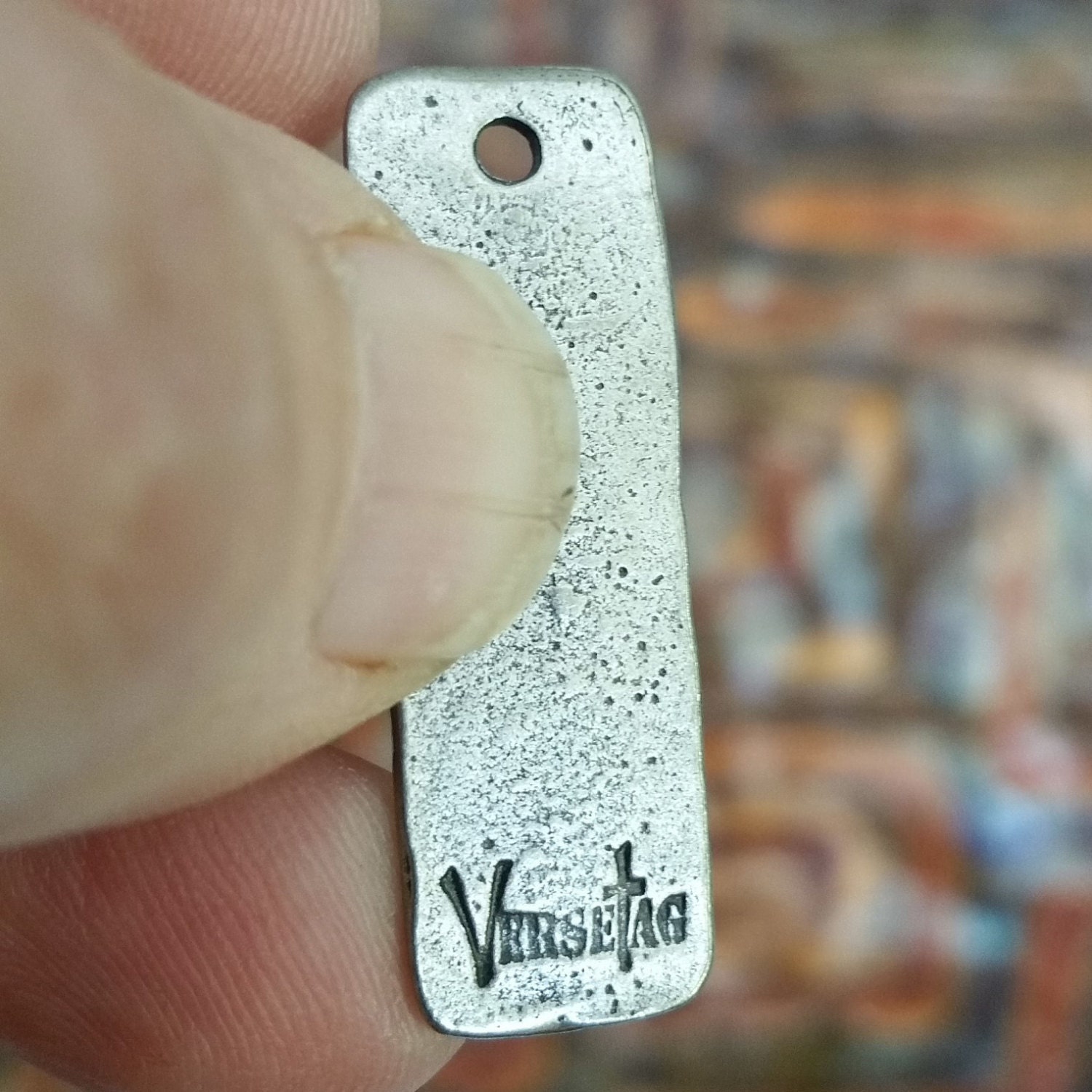 3 Shieldtag PENDANTS | Pewter Stamping Blanks | Custom Cast | ST-01, 02 ...