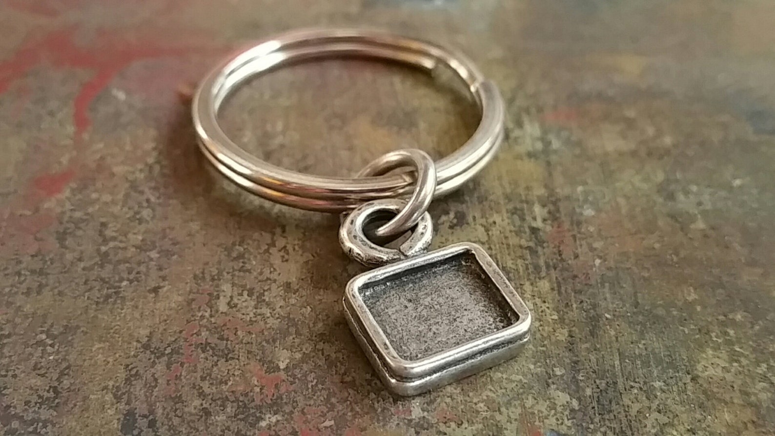 3 SQUARE Vintage Typewriter Keys | Pewter Stamping Blanks | Custom Cast ...