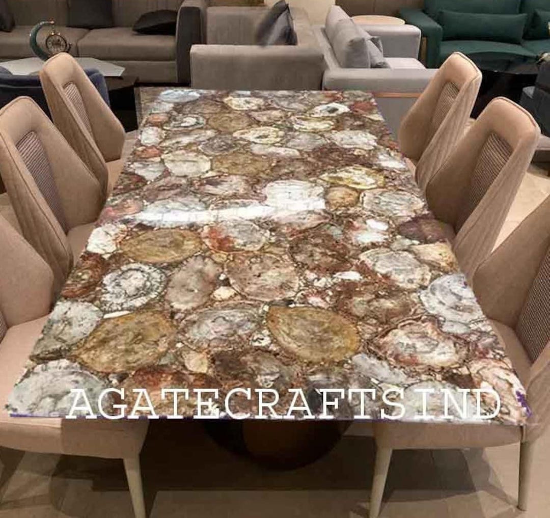 Petrified Wood Table Top, Petrified Wood Dining Table, Petrified Wood ...