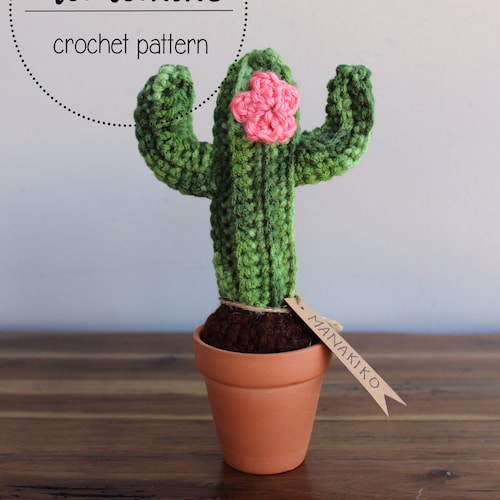 Small Muscle Cactus Crochet Pattern Nursery Crochet - Etsy