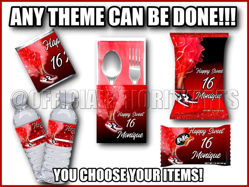 Sneaker Ball Sweet 16 Party Favors Package, Sneakerball , Sneaker Ball ...