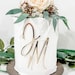 Initials Cake Topper Custom Cake Topper Monogram Cake - Etsy