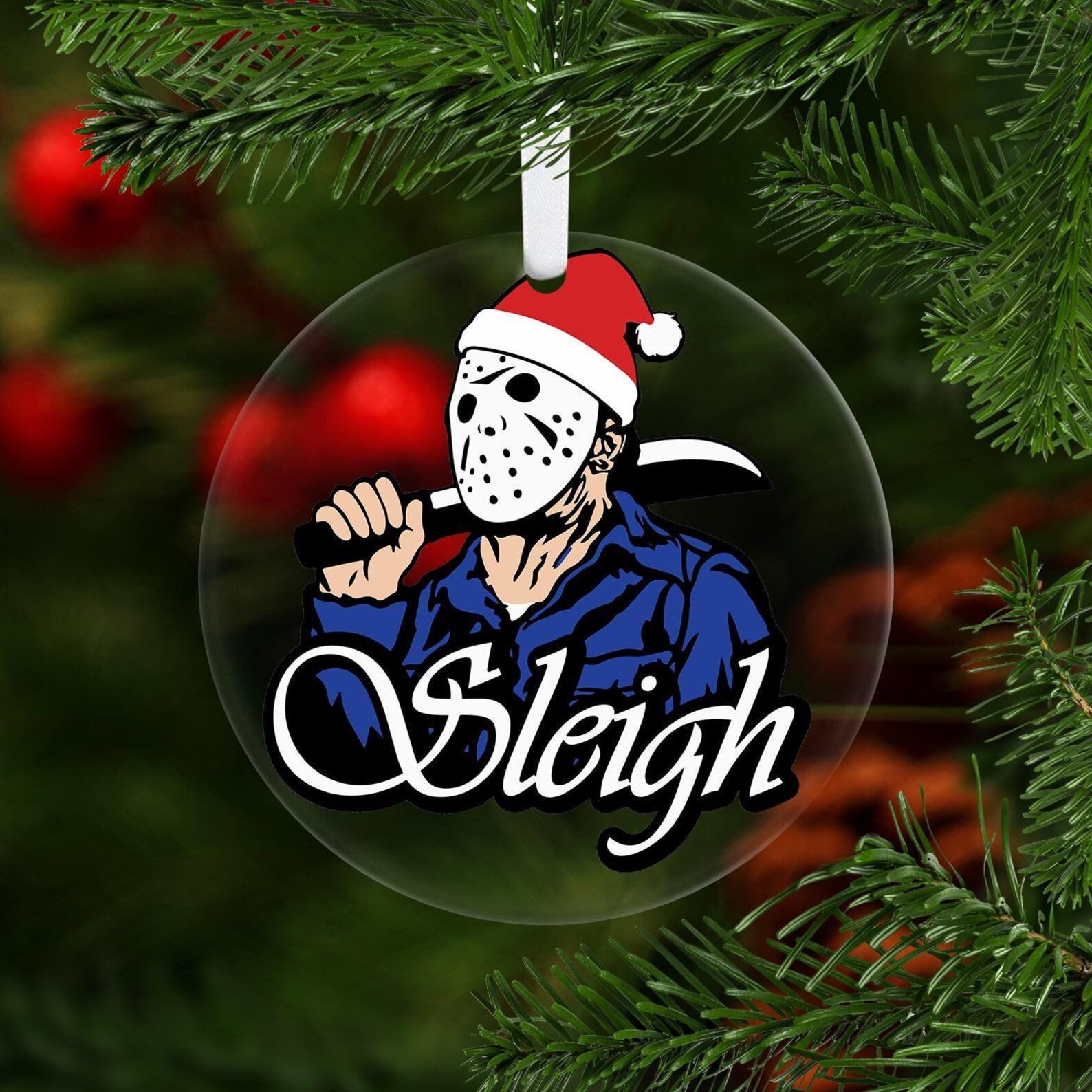 Horror Ornament, Horror Christmas, Slay Ornament, Jason Ornament ...