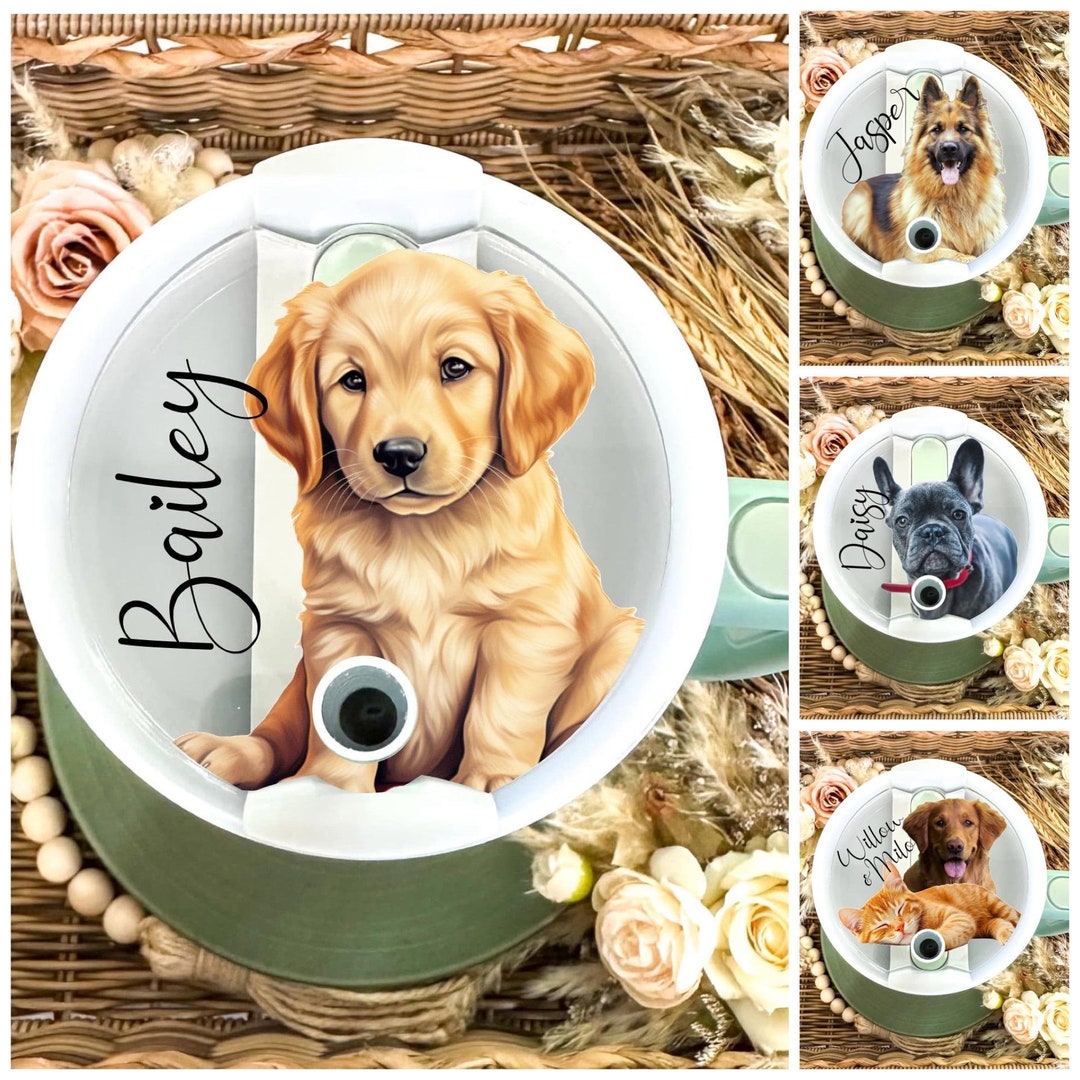 Pet Photo Stanley Name Plate, Pet Stanley Topper, Stanley Accessories ...