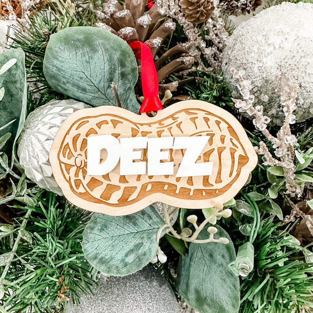 Deez Nuts Ornament, Funny Christmas Gift, Inappropriate Gifts, Secret ...