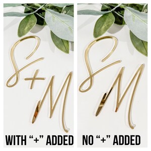 Initials Cake Topper, Custom Cake Topper, Monogram Cake Topper, Wedding ...