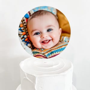 Custom Printed Cake Topper, Photo Cake Topper, Acrylic Cake Topper ...