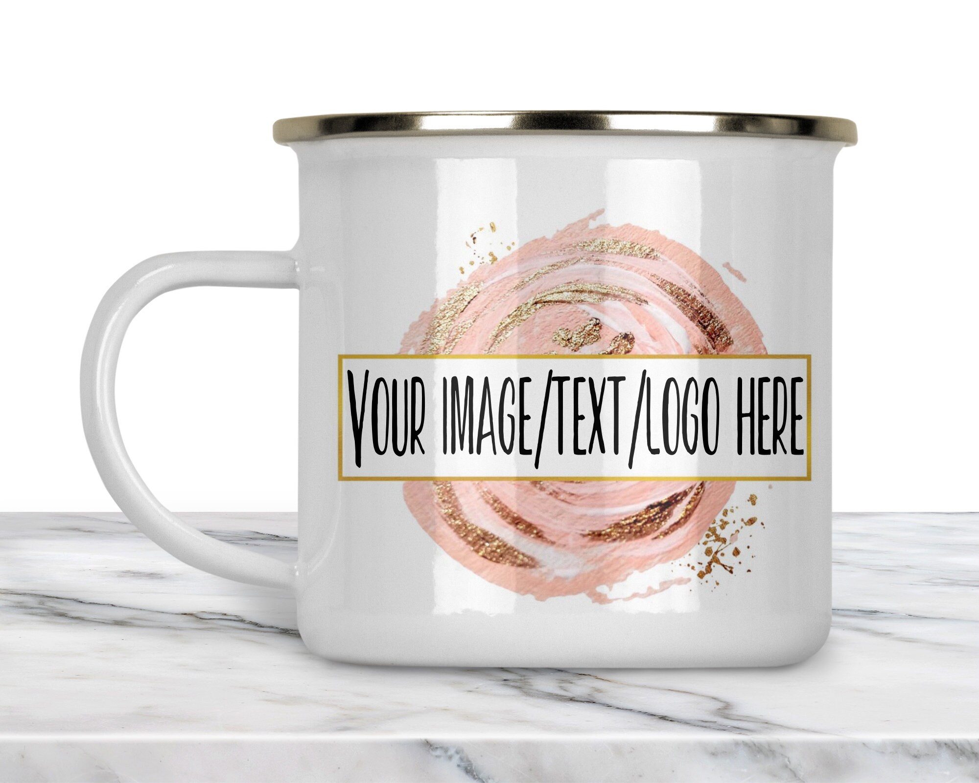 Custom Enamel Mug Camping Mug Tin Mug Custom Mug Camping | Etsy