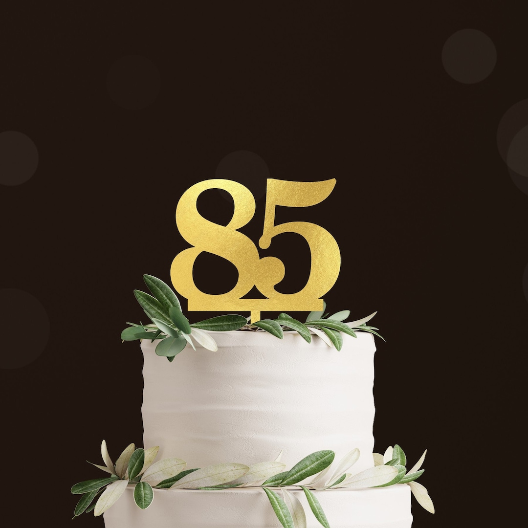 Number Cake Topper, Birthday Cake Topper, Anniversary Topper, Age Cake ...