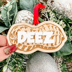Deez Nuts Ornament, Funny Christmas Gift, Inappropriate Gifts, Secret ...