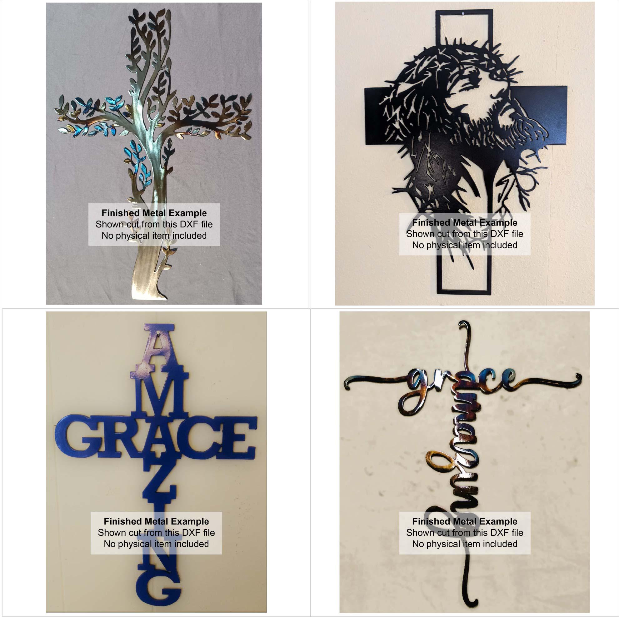 Christian Faith CNC DXF Bundle | Set of 10 Religious Metal Sign Cut ...