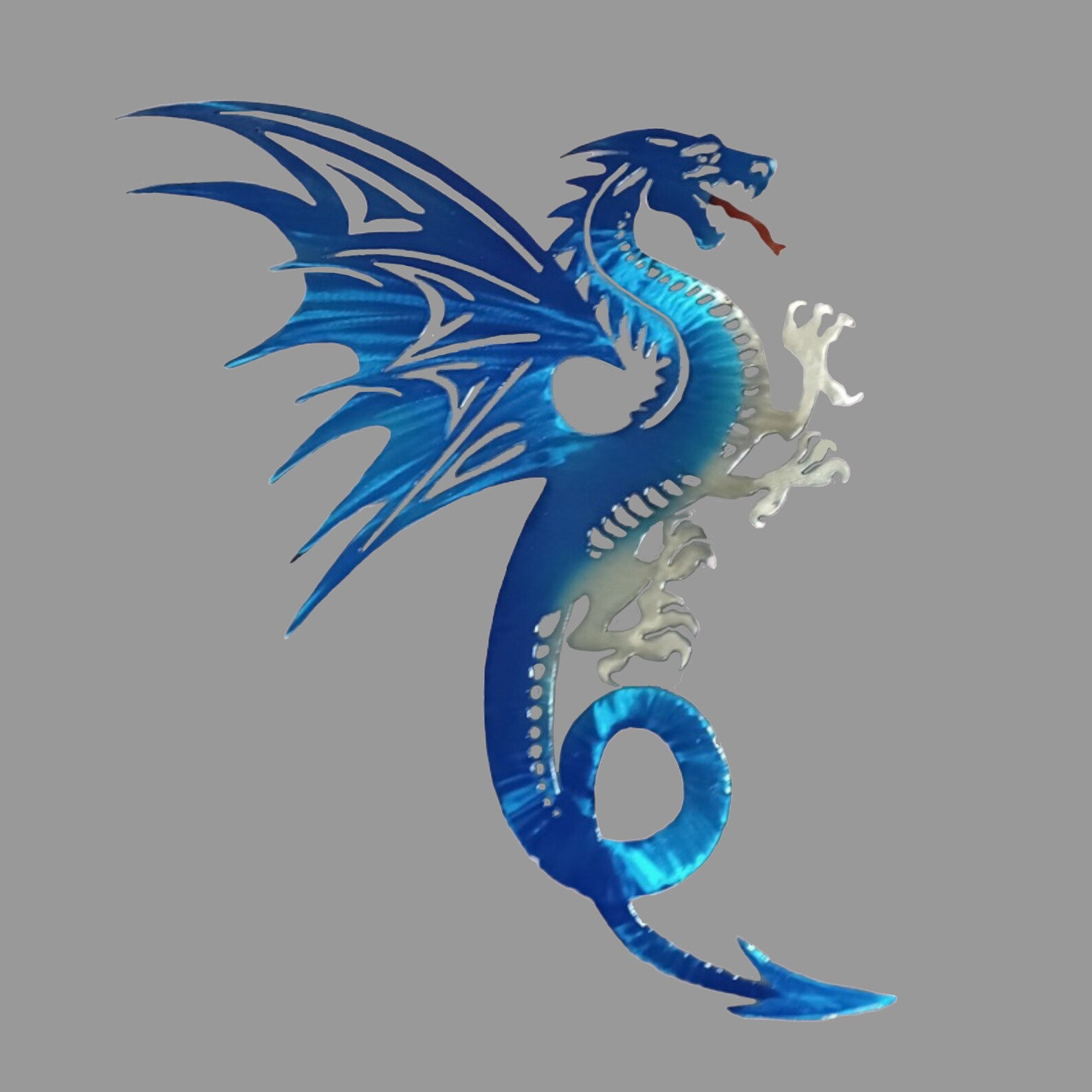 Fantasy Dragon Metal Dragon Dragon Metal Wall Art Dragon - Etsy