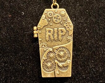 Rip Coffin Necklace - Etsy
