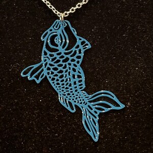 Rose Gold, Fish, Betta Fish, Koi Fish, Pendant, Necklace - Etsy