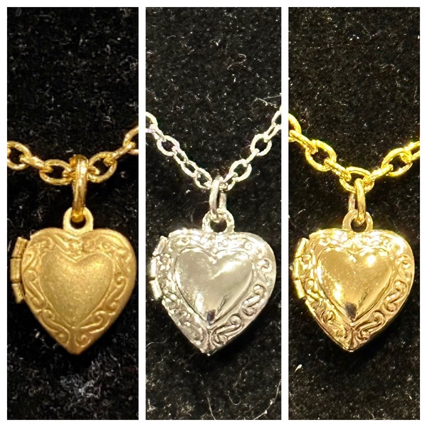 Simple Gold Locket - Etsy