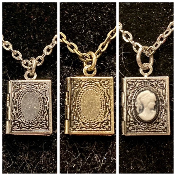 Book Locket - Etsy