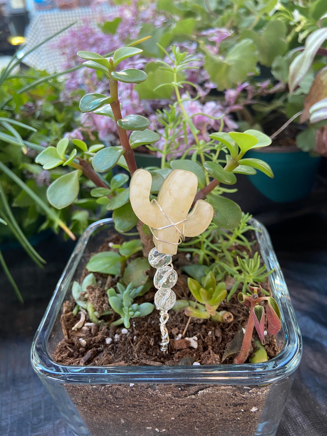 QUARTZ Plant Stake, Hair Stick, Hair Accessories, Planter Accessories ...