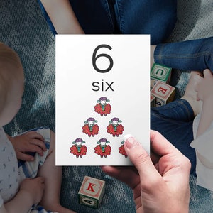 Early Learning Number Cards Instant Digital Download - Etsy