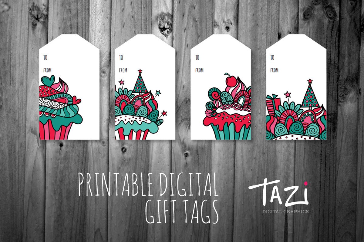 PRINTABLE Christmas Gift Tags Instant Digital Download to - Etsy